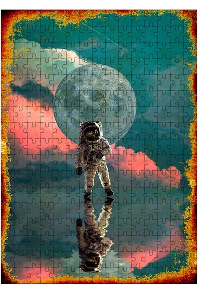 Tablomega Ahşap Mdf Puzzle Yapboz Astronot 255 Parça 35*50 cm Tablomega Ahşap Mdf Puzzle Yapboz Astronot 255 Parça 35*50 cm