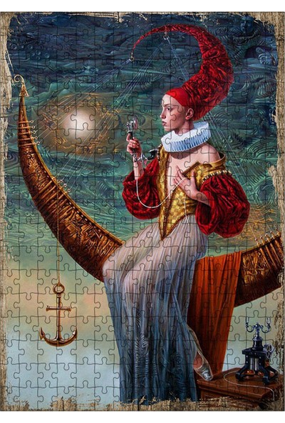 Tablomega Ahşap Mdf Puzzle Yapboz Büyülü Kadın 255 Parça 35*50 cm