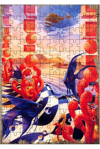 Tablomega Ahşap Mdf Puzzle Yapboz Karışık Dünya 120 Parça 25*35 cm Tablomega Ahşap Mdf Puzzle Yapboz Karışık Dünya 120 Parça 25*35 cm