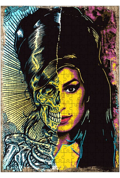 Tablomega Ahşap Mdf Puzzle Yapboz Amy Winehouse 255 Parça 35*50 cm