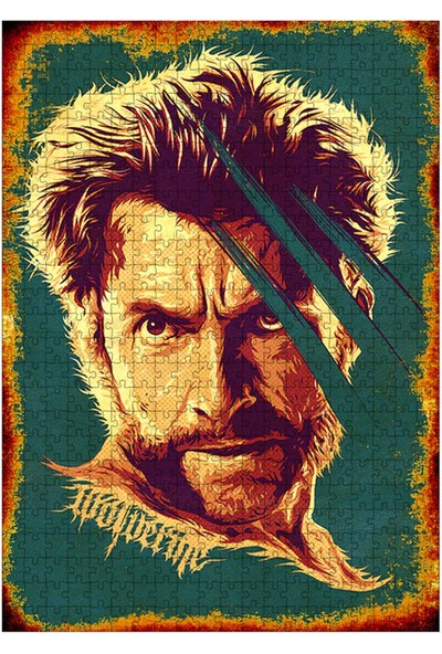 Tablomega Ahşap Mdf Puzzle Yapboz Logan Wolverine 500 Parça 50*70 cm Tablomega Ahşap Mdf Puzzle Yapboz Logan Wolverine 500 Parça 50*70 cm