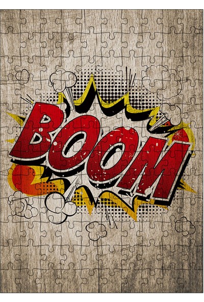 Tablomega Ahşap Mdf Puzzle Yapboz Pop Art Boom 120 Parça 25*35 cm Tablomega Ahşap Mdf Puzzle Yapboz Pop Art Boom 120 Parça 25*35 cm