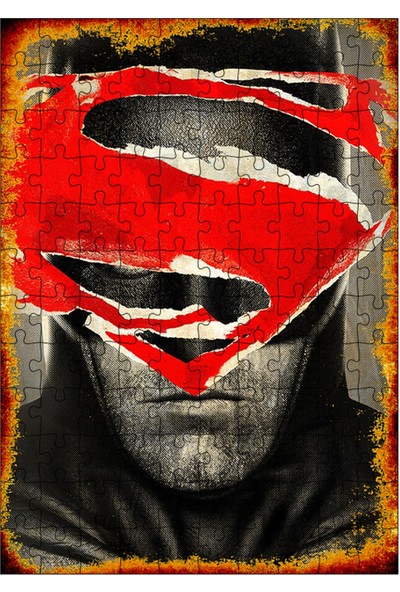 Tablomega Ahşap Mdf Puzzle Yapboz Batman Vs Superman 120 Parça 25*35 cm Tablomega Ahşap Mdf Puzzle Yapboz Batman Vs Superman 120 Parça 25*35 cm