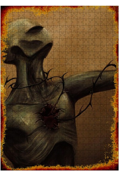 Tablomega Ahşap Mdf Puzzle Yapboz Sürreal Tablo 500 Parça 50*70 cm