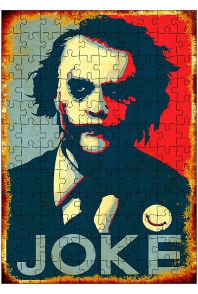 Tablomega Ahşap Mdf Puzzle Yapboz Retro Joker Posteri 120 Parça 25*35 cm Tablomega Ahşap Mdf Puzzle Yapboz Retro Joker Posteri 120 Parça 25*35 cm