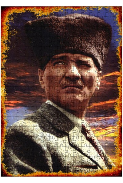 Tablomega Ahşap Mdf Puzzle Yapboz Mustafa Kemal Atatürk 255 Parça 35*50 cm Tablomega Ahşap Mdf Puzzle Yapboz Mustafa Kemal Atatürk 255 Parça 35*50 cm