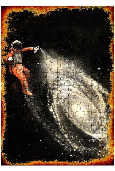 Tablomega Ahşap Mdf Puzzle Yapboz Samanyolu ve Astronot 120 Parça 25*35 cm Tablomega Ahşap Mdf Puzzle Yapboz Samanyolu ve Astronot 120 Parça 25*35 cm