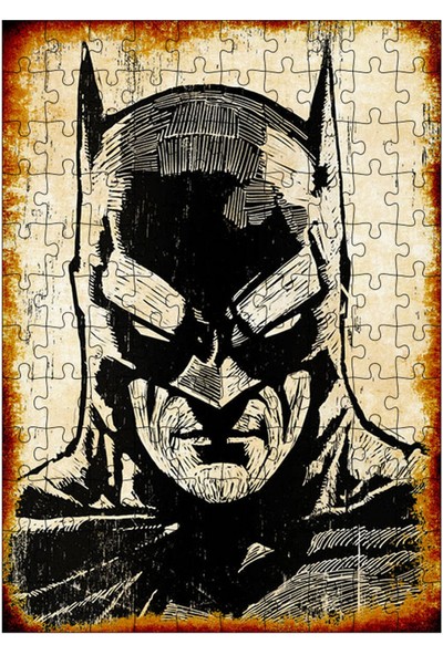 Tablomega Ahşap Mdf Puzzle Yapboz Batman 120 Parça 25*35 cm