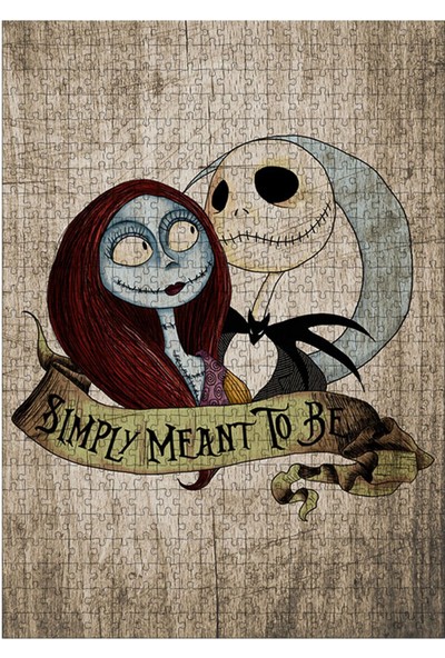 Tablomega Ahşap Mdf Puzzle Yapboz Jake Nightmare Before Christmas 500 Parça 50*70 cm