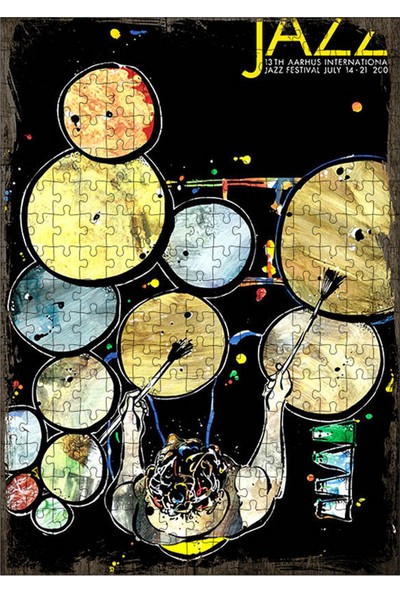 Tablomega Ahşap Mdf Puzzle Yapboz Yaz Baterisi 255 Parça 35*50 cm