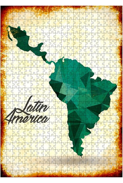 Tablomega Ahşap Mdf Puzzle Yapboz Güney Amerika 500 Parça 50*70 cm