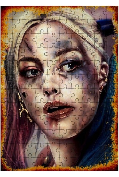 Tablomega Ahşap Mdf Puzzle Yapboz Harley Quinn 120 Parça 25*35 cm Tablomega Ahşap Mdf Puzzle Yapboz Harley Quinn 120 Parça 25*35 cm