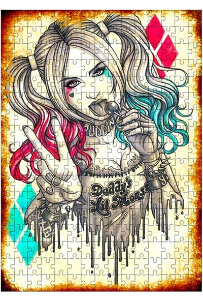 Tablomega Ahşap Mdf Puzzle Yapboz Harley Quinn Posteri 255 Parça 35*50 cm Tablomega Ahşap Mdf Puzzle Yapboz Harley Quinn Posteri 255 Parça 35*50 cm