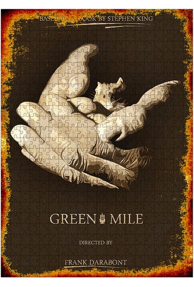 Tablomega Ahşap Mdf Puzzle Yapboz Green Mile Yeşil Yol 500 Parça 50*70 cm