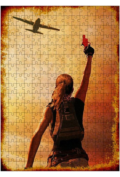 Tablomega Ahşap Mdf Puzzle Yapboz Pub G Işaret Fişeği 255 Parça 35*50 cm