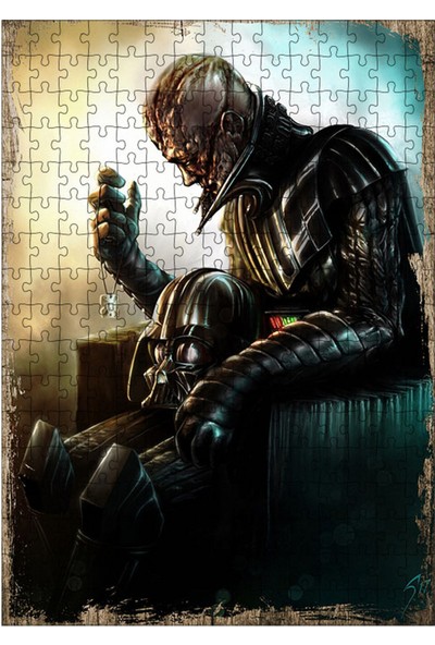 Tablomega Ahşap Mdf Puzzle Yapboz Darth Vader Star Wars 255 Parça 35*50 cm Tablomega Ahşap Mdf Puzzle Yapboz Darth Vader Star Wars 255 Parça 35*50 cm