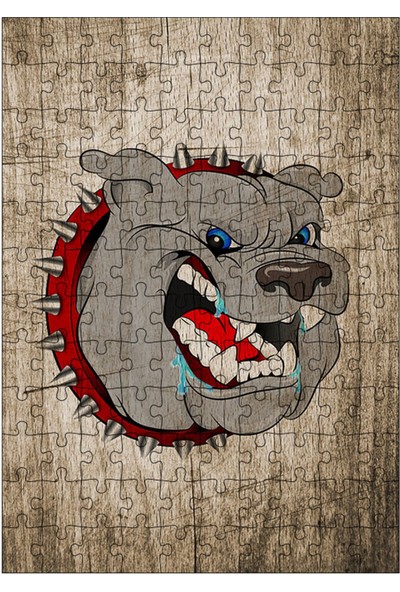 Tablomega Ahşap Mdf Puzzle Yapboz Sevimli Bulgog 120 Parça 25*35 cm