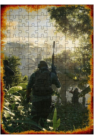 Tablomega Ahşap Mdf Puzzle Yapboz Pubg Poster 120 Parça 25*35 cm