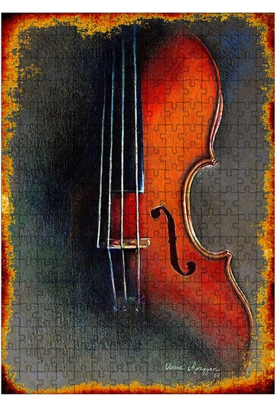 Tablomega Ahşap Mdf Puzzle Yapboz Keman Temalı Tablo 255 Parça 35*50 cm Tablomega Ahşap Mdf Puzzle Yapboz Keman Temalı Tablo 255 Parça 35*50 cm