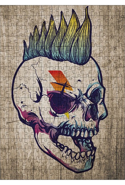 Tablomega Ahşap Mdf Puzzle Yapboz God Of War Kuru Kafa 255 Parça 35*50 cm