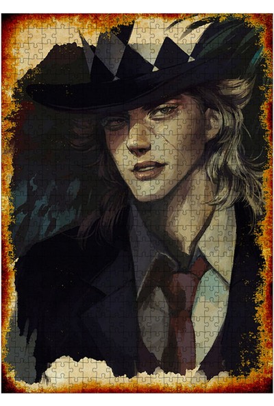 Tablomega Ahşap Mdf Puzzle Yapboz Jojo Fan Art 500 Parça 50*70 cm
