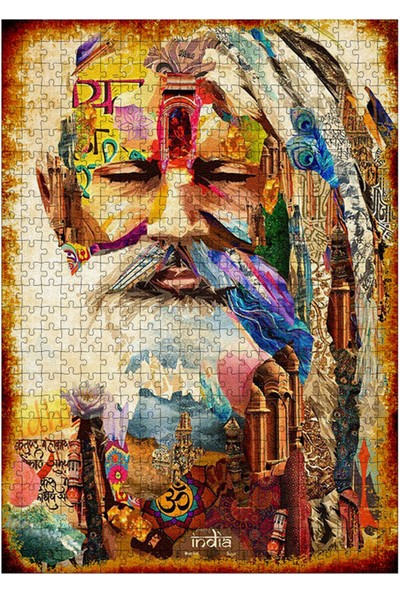 Tablomega Ahşap Mdf Puzzle Yapboz Hindistan Temalı Tablo 500 Parça 50*70 cm Tablomega Ahşap Mdf Puzzle Yapboz Hindistan Temalı Tablo 500 Parça 50*70 cm