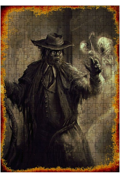 Tablomega Ahşap Mdf Puzzle Yapboz Kovboy 255 Parça 35*50 cm