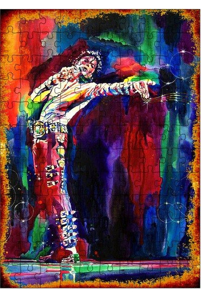 Tablomega Ahşap Mdf Puzzle Yapboz Eski Poster Michael Jackson 120 Parça 25*35 cm Tablomega Ahşap Mdf Puzzle Yapboz Eski Poster Michael Jackson 120 Parça 25*35 cm
