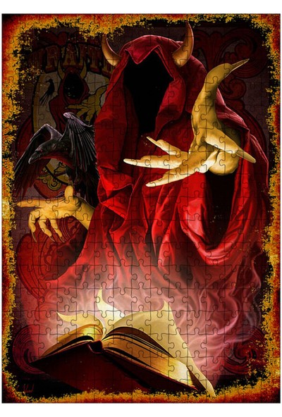 Tablomega Ahşap Mdf Puzzle Yapboz Büyücü Şeytan 255 Parça 35*50 cm