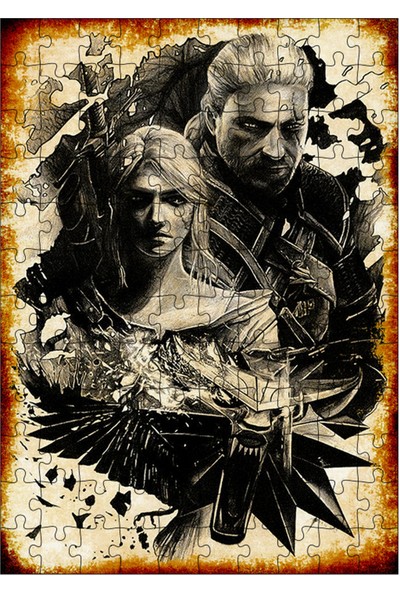 Tablomega Ahşap Mdf Puzzle Yapboz The Witcher 120 Parça 25*35 cm Tablomega Ahşap Mdf Puzzle Yapboz The Witcher 120 Parça 25*35 cm