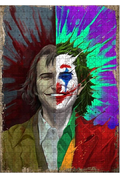 Tablomega Ahşap Mdf Puzzle Yapboz Joaquin Phoenix Joker 500 Parça 50*70 cm Tablomega Ahşap Mdf Puzzle Yapboz Joaquin Phoenix Joker 500 Parça 50*70 cm