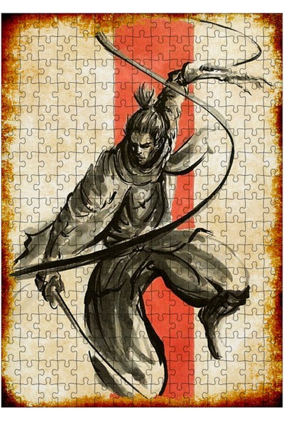 Tablomega Ahşap Mdf Puzzle Yapboz Samuray 255 Parça 35*50 cm