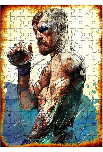 Tablomega Ahşap Mdf Puzzle Yapboz Dövüşçü 120 Parça 25*35 cm