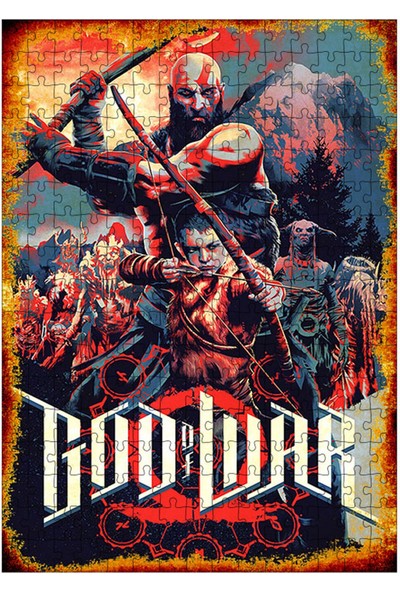 Tablomega Ahşap Mdf Puzzle Yapboz God Of War Posteri 255 Parça 35*50 cm Tablomega Ahşap Mdf Puzzle Yapboz God Of War Posteri 255 Parça 35*50 cm