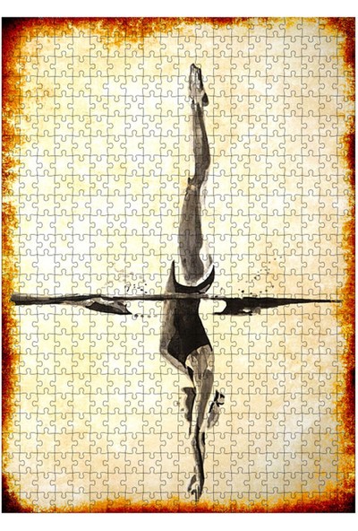 Tablomega Ahşap Mdf Puzzle Yapboz Su Balesi 500 Parça 50*70 cm