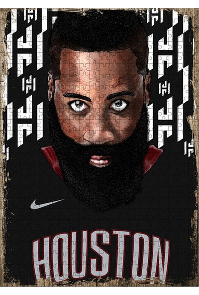 Tablomega Ahşap Mdf Puzzle Yapboz Basketçi Posteri 500 Parça 50*70 cm