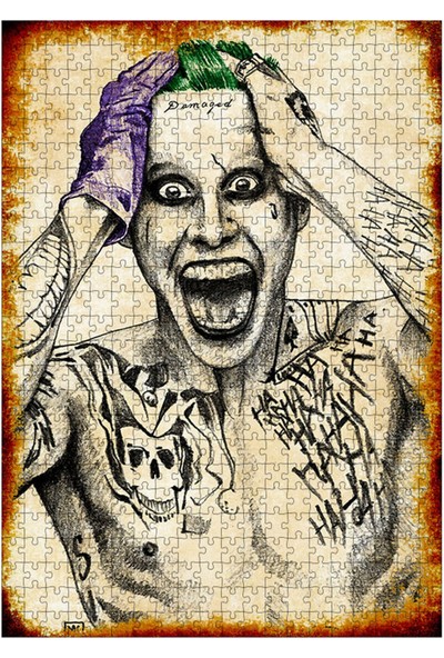Tablomega Ahşap Mdf Puzzle Yapboz Çılgın Joker 500 Parça 50*70 cm