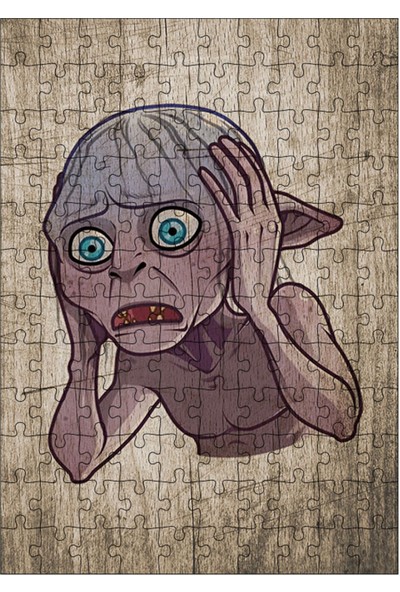Tablomega Ahşap Mdf Puzzle Yapboz Gollum 120 Parça 25*35 cm