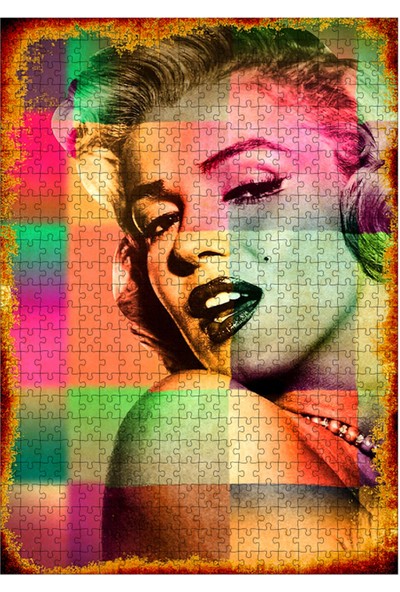 Tablomega Ahşap Mdf Puzzle Yapboz Eski Poster Kolaj Marilyn Monroe 500 Parça 50*70 cm Tablomega Ahşap Mdf Puzzle Yapboz Eski Poster Kolaj Marilyn Monroe 500 Parça 50*70 cm