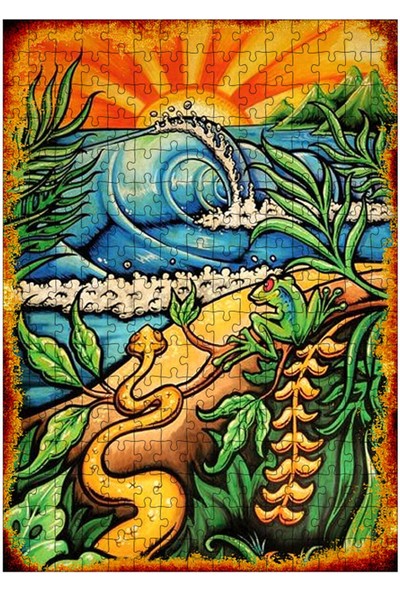 Tablomega Ahşap Mdf Puzzle Yapboz Retro Afrika Temalı Tablo 255 Parça 35*50 cm Tablomega Ahşap Mdf Puzzle Yapboz Retro Afrika Temalı Tablo 255 Parça 35*50 cm