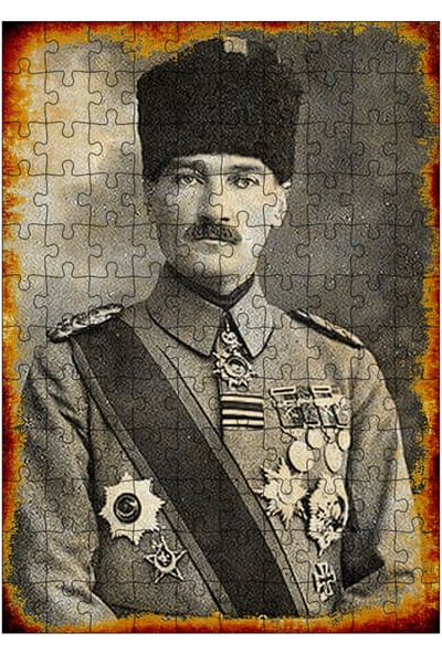 Tablomega Ahşap Mdf Puzzle Yapboz Mustafa Kemal Atatürk 120 Parça 25*35 cm Tablomega Ahşap Mdf Puzzle Yapboz Mustafa Kemal Atatürk 120 Parça 25*35 cm
