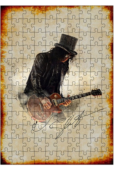 Tablomega Ahşap Mdf Puzzle Yapboz Gunsn Roses Slash 120 Parça 25*35 cm Tablomega Ahşap Mdf Puzzle Yapboz Gunsn Roses Slash 120 Parça 25*35 cm