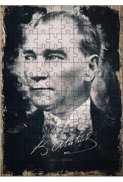 Tablomega Ahşap Mdf Puzzle Yapboz Mustafa Kemal Atatürk 120 Parça 25*35 cm Tablomega Ahşap Mdf Puzzle Yapboz Mustafa Kemal Atatürk 120 Parça 25*35 cm