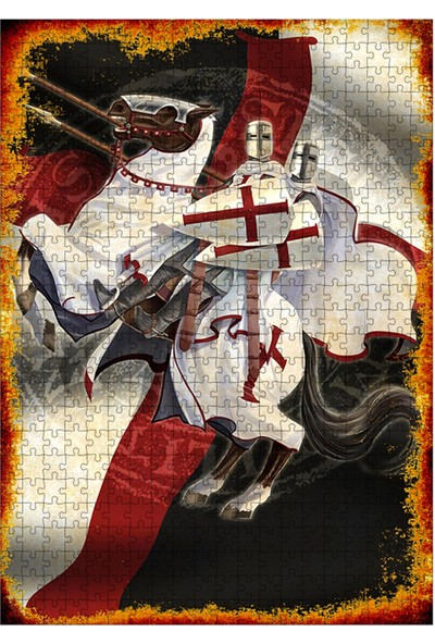 Tablomega Ahşap Mdf Puzzle Yapboz Ingiliz Süvarisi 500 Parça 50*70 cm