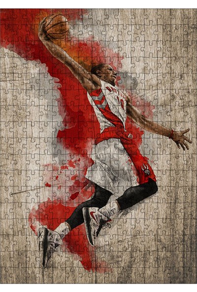 Tablomega Ahşap Mdf Puzzle Yapboz Basketbol  Nba 255 Parça 35*50 cm