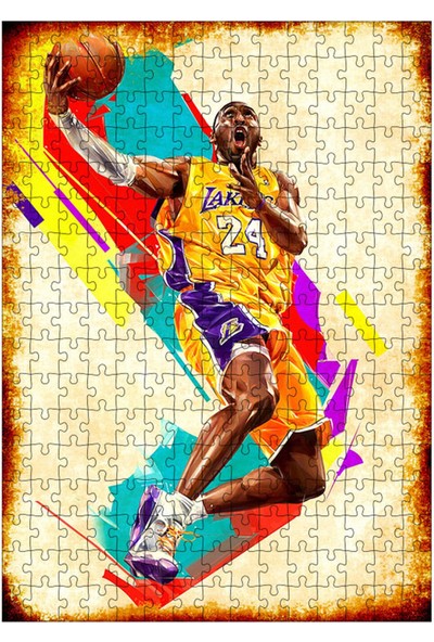 Tablomega Ahşap Mdf Puzzle Yapboz Basketbolcu 255 Parça 35*50 cm