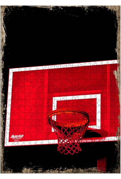 Tablomega Ahşap Mdf Puzzle Yapboz Basket Potası 500 Parça 50*70 cm