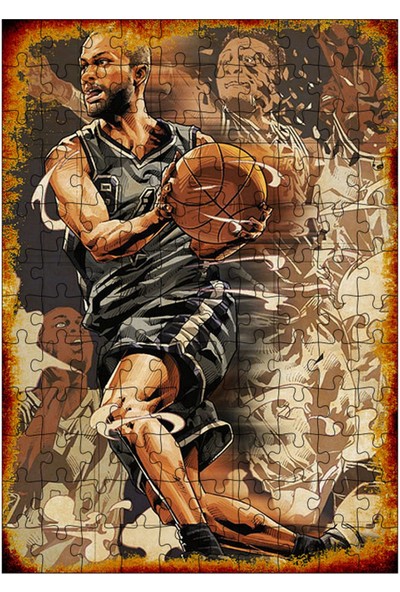 Tablomega Ahşap Mdf Puzzle Yapboz Nba Yıldızı 120 Parça 25*35 cm