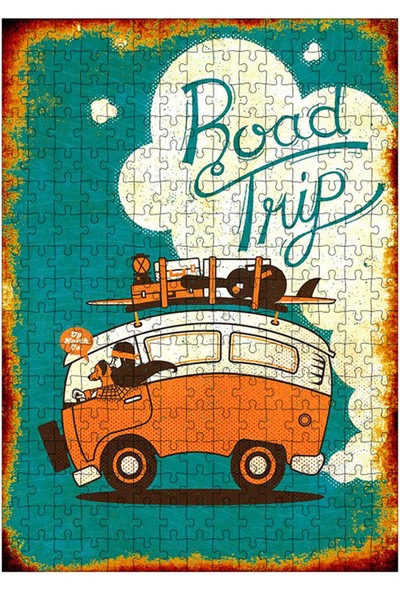 Tablomega Ahşap Mdf Puzzle Yapboz Yol Gezisi 255 Parça 35*50 cm