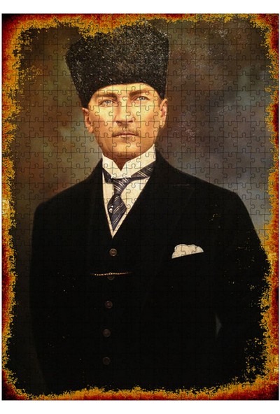 Tablomega Ahşap Mdf Puzzle Yapboz Mustafa Kemal Atatürk Posteri 500 Parça 50*70 cm Tablomega Ahşap Mdf Puzzle Yapboz Mustafa Kemal Atatürk Posteri 500 Parça 50*70 cm